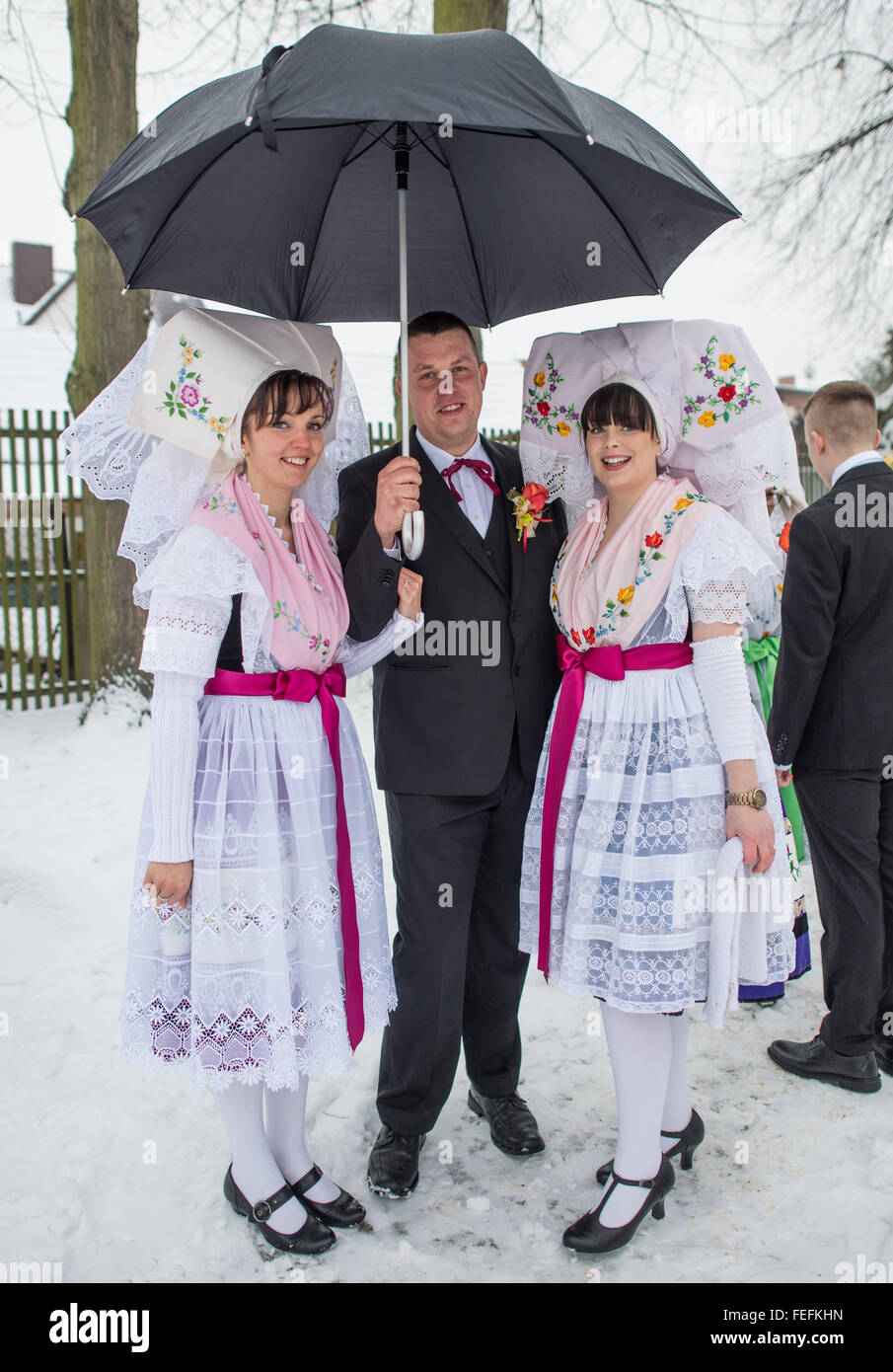 Women in traditional sorbian costumes hi-res stock photography and ...