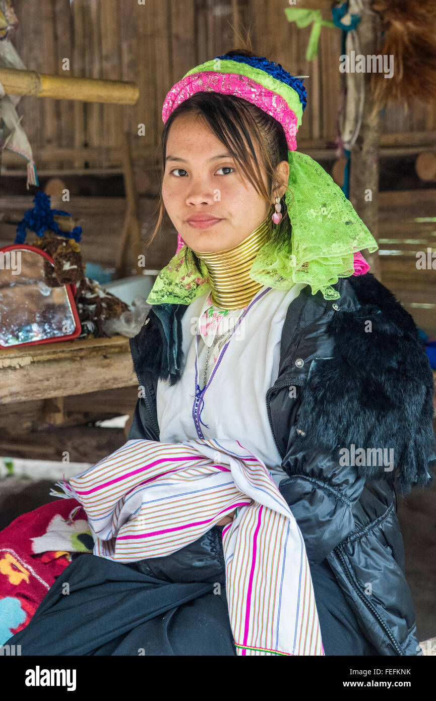 Hill Tribes of Northern Thailand Ladies from the Padong long neck ...