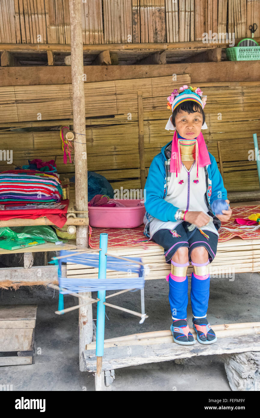 Hill Tribes of Northern Thailand Ladies from the Padong long neck ...