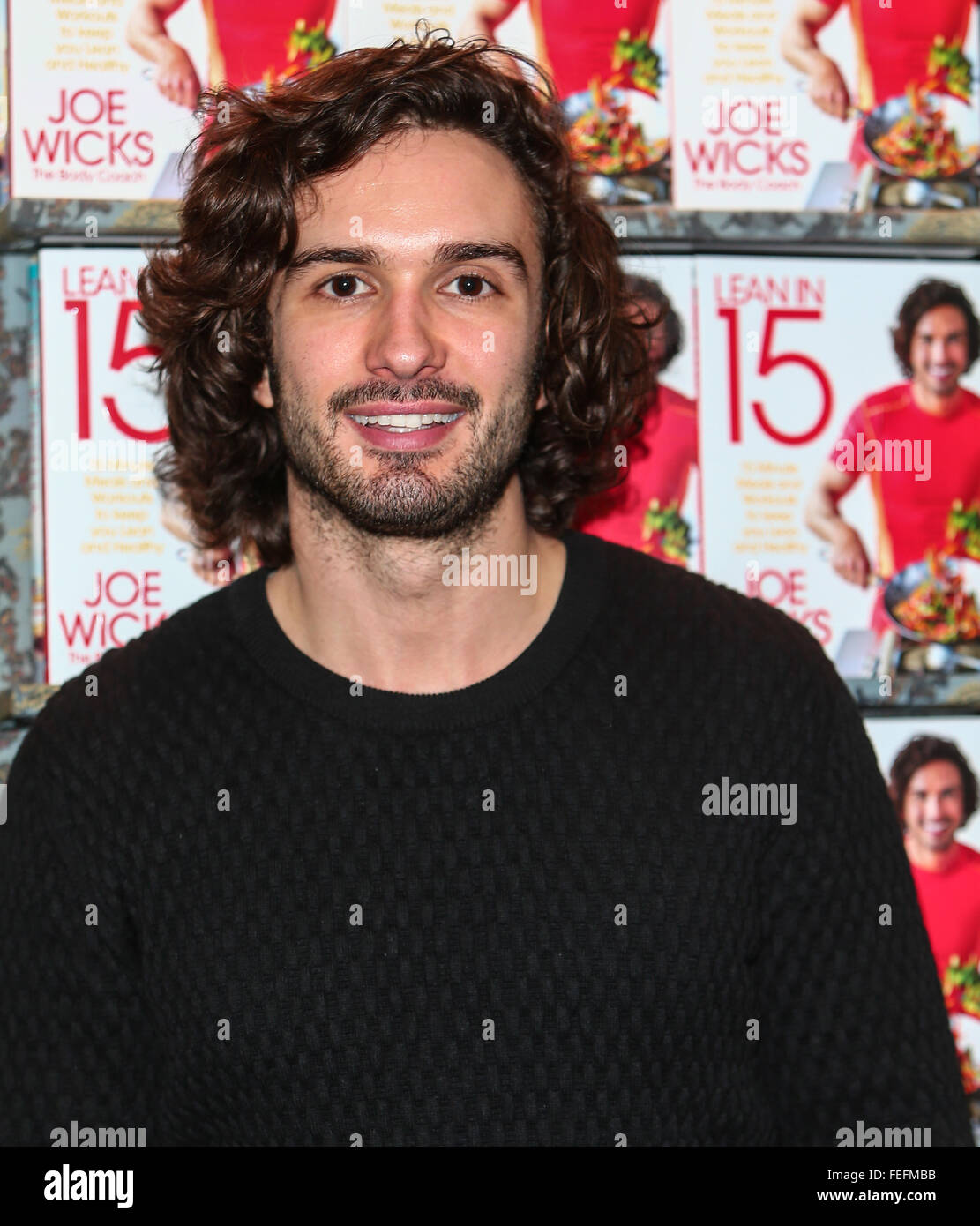Body coach Joe Wicks promotes his new book "Lean in !5" at Waterstons ...