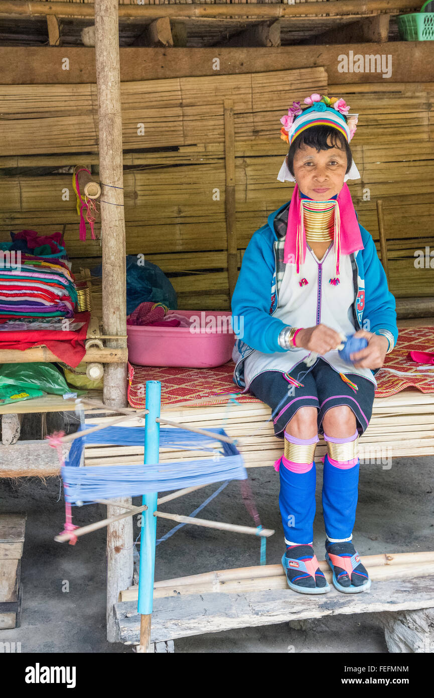 Hill Tribes of Northern Thailand Ladies from the Padong long neck ...