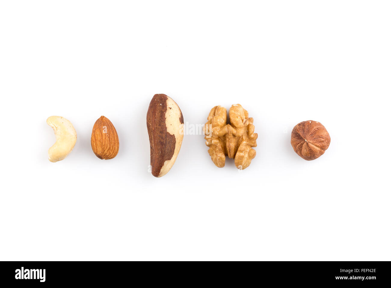 Pecans and walnuts and almonds hi-res stock photography and images - Alamy