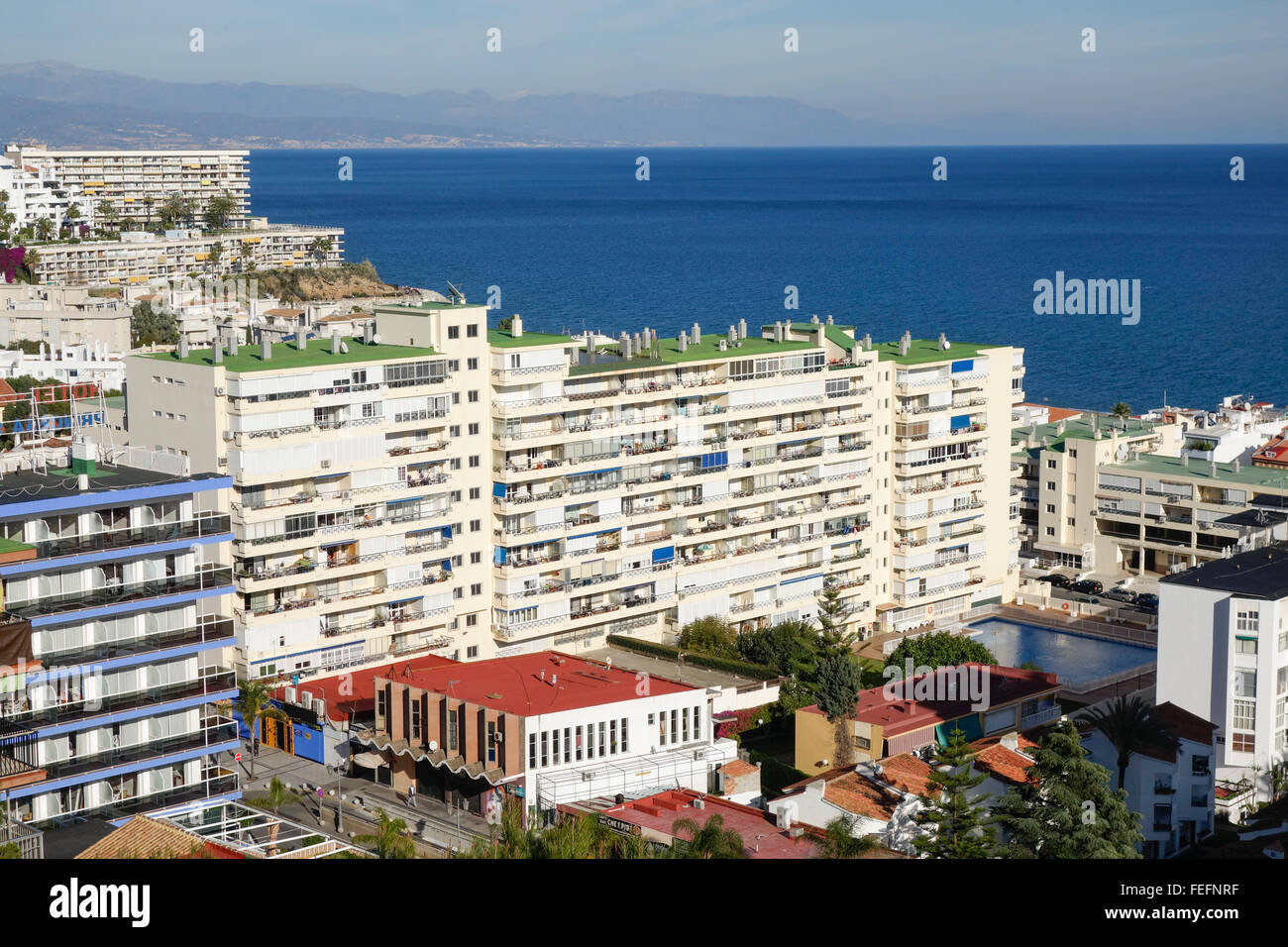 Coastal developments at Montemar, Costa del Sol, Torremolinos ...
