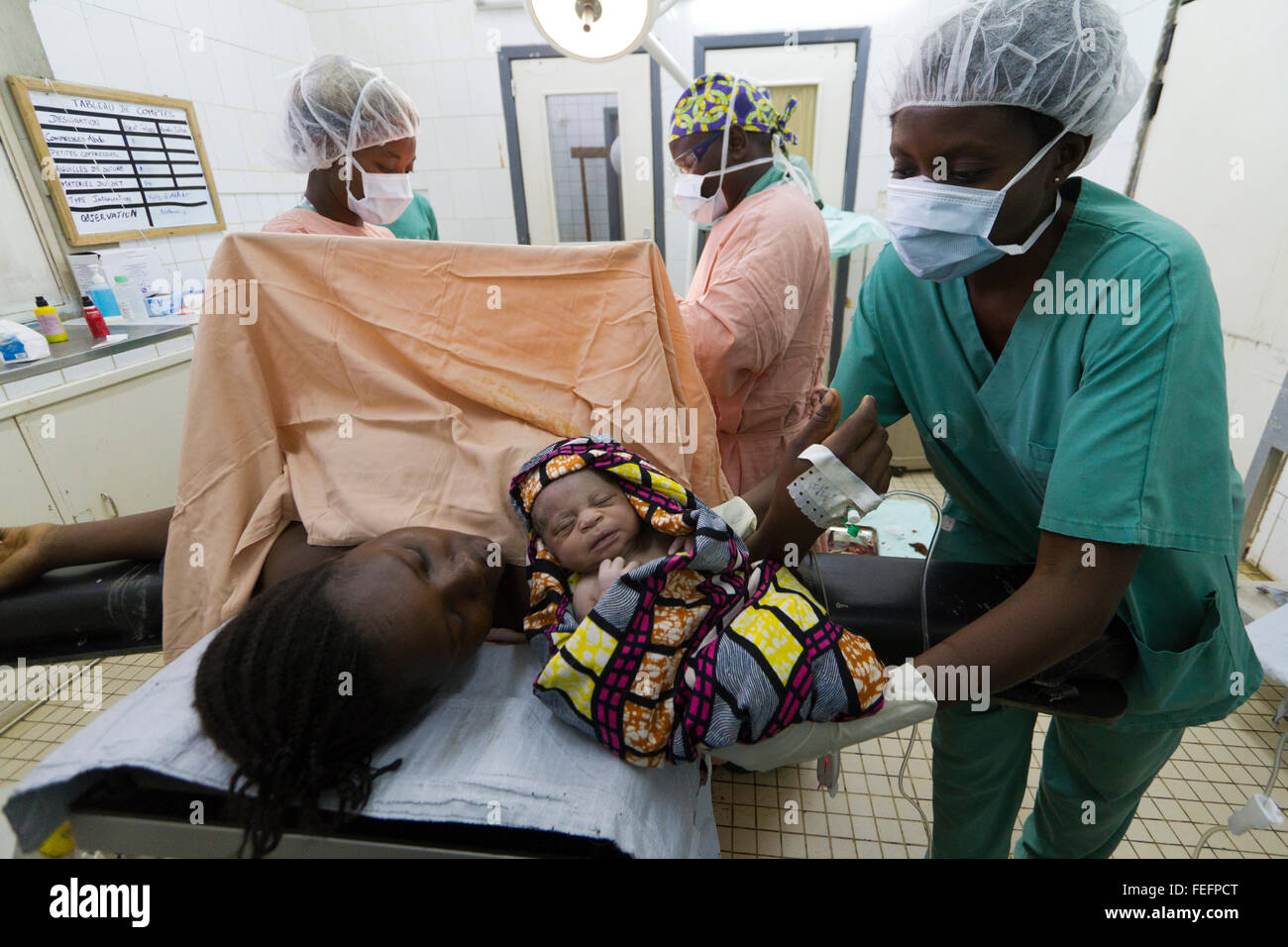 C-section,cesarian,operating room ,MSF hospital, Rutshuru,North Kivu ...