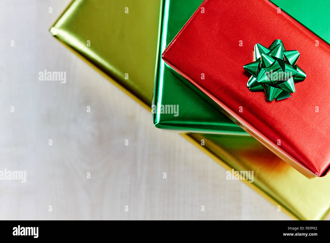 Composition different gift boxes hi-res stock photography and images ...