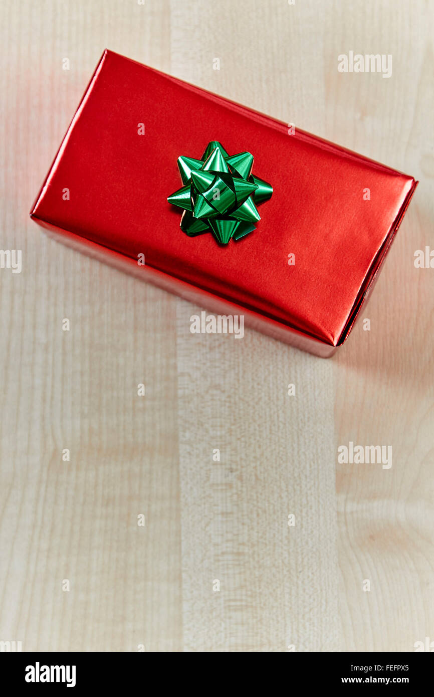 Top view red ribbon hi-res stock photography and images - Alamy