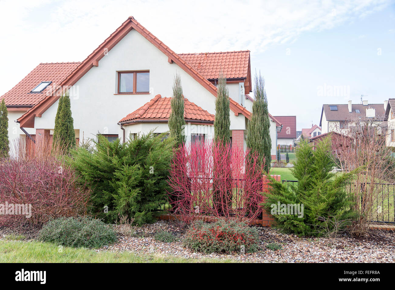 Modern real estate exterior Stock Photo - Alamy