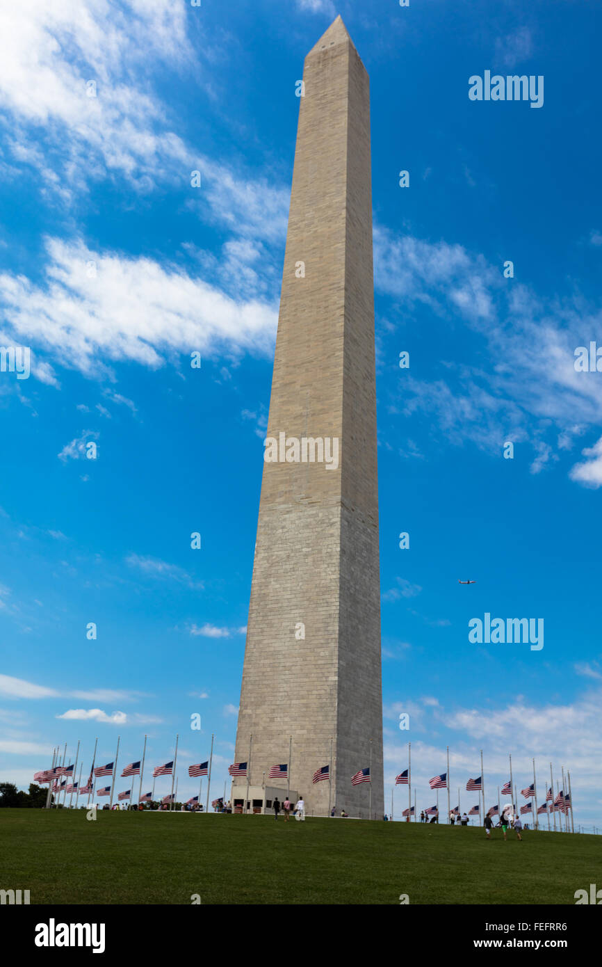 Washington DC, view of the famous obelisk Stock Photo - Alamy