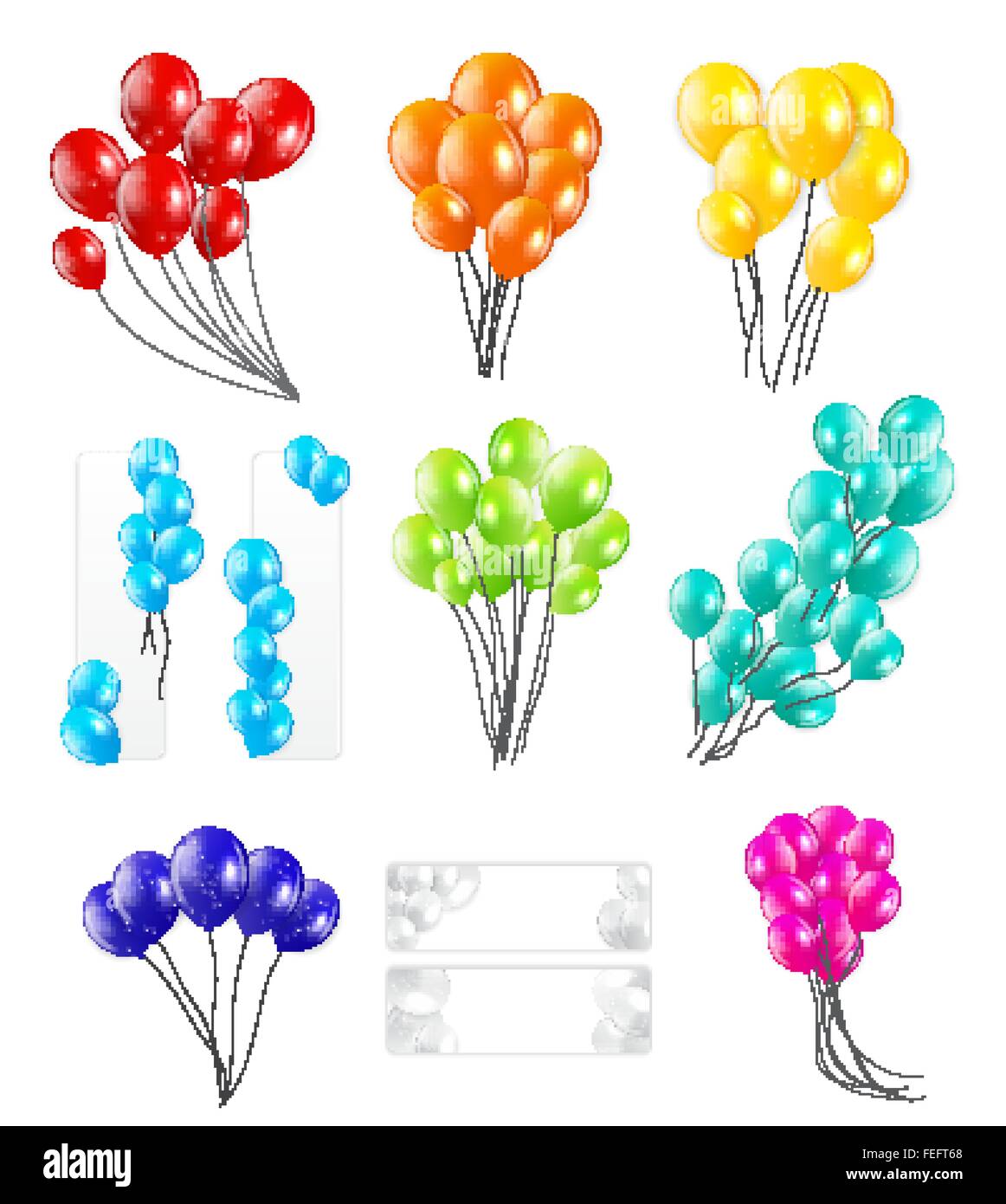 Multi color confetti Stock Vector Images - Alamy