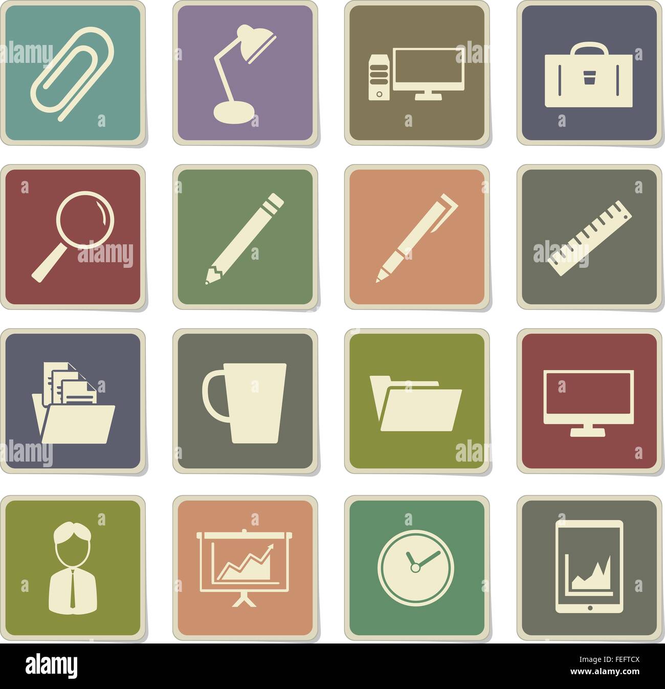 Office time management Stock Vector Images - Alamy