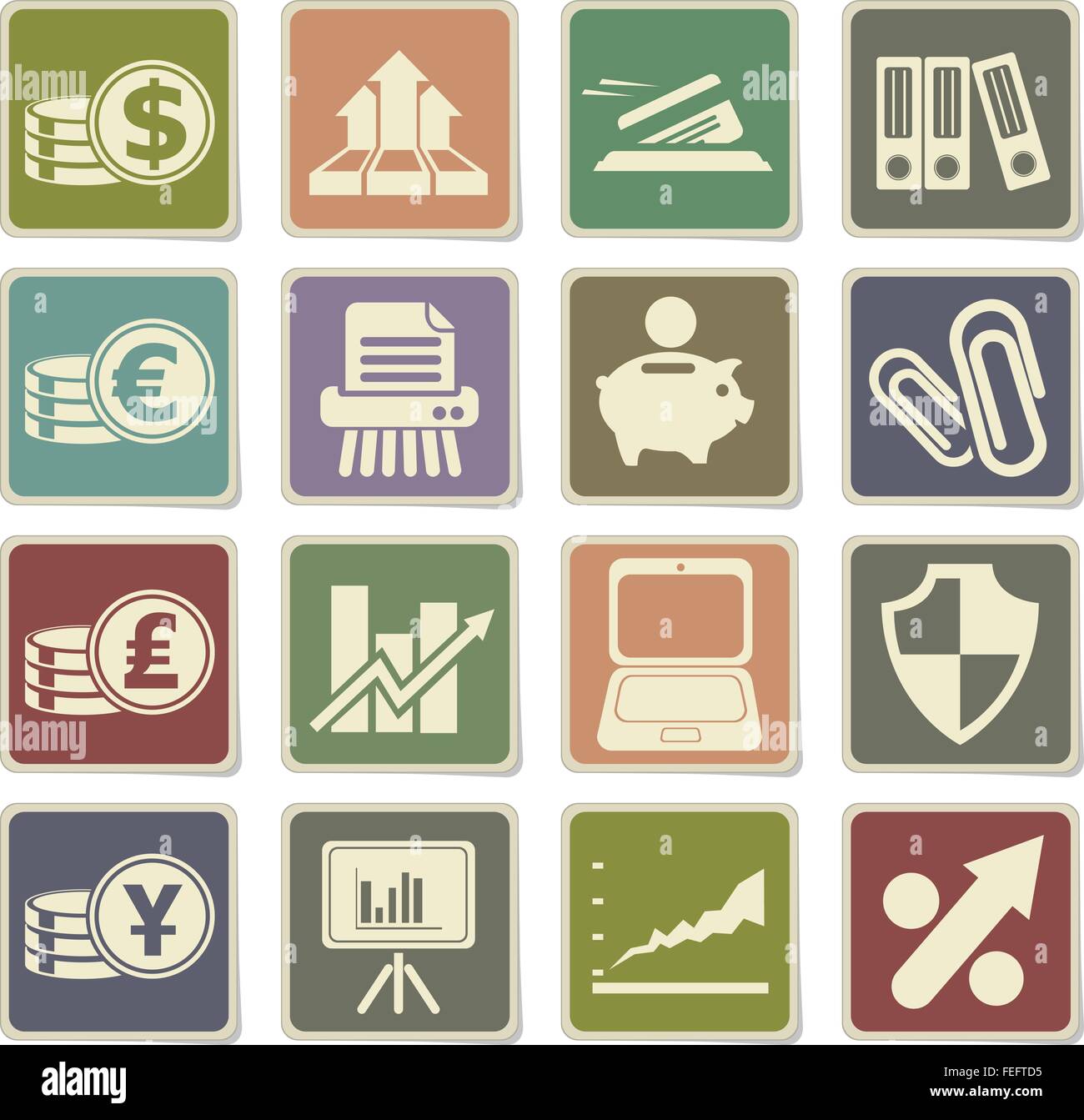 Euro sign simple icons Stock Vector Images - Alamy