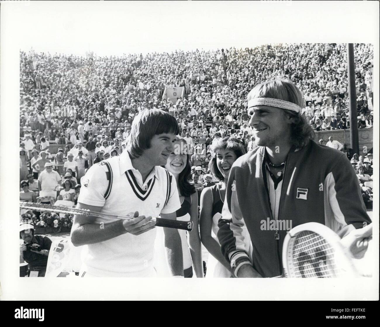 Jimmy connors 1977 hi-res stock photography and images - Alamy