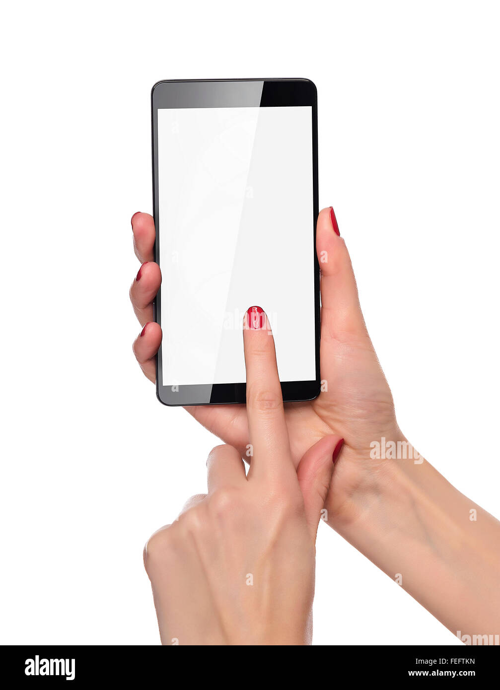 Hand holding smartphone Stock Photo - Alamy
