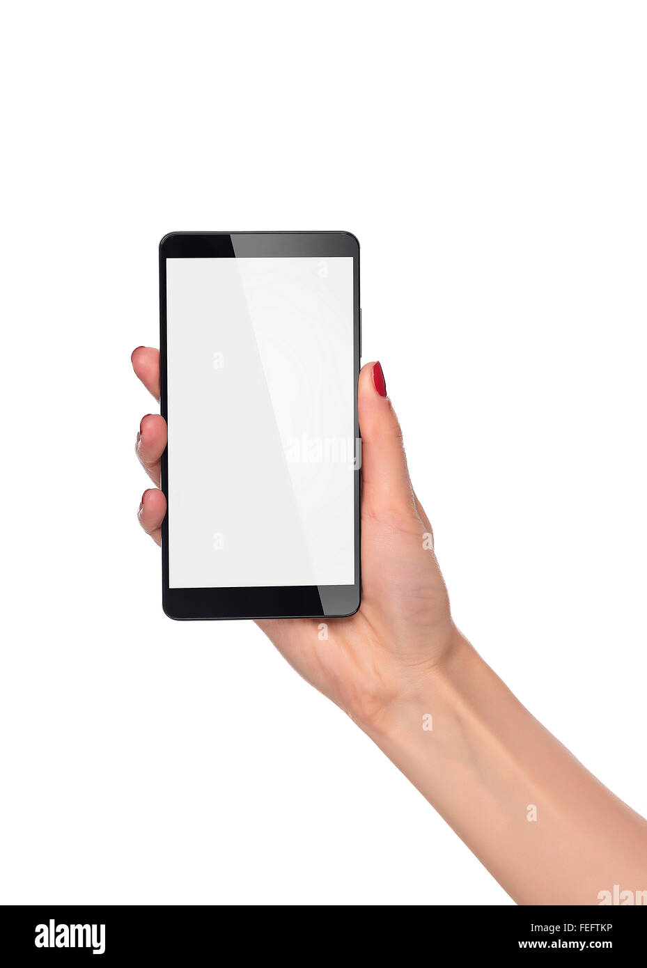 Hand holding smartphone Stock Photo - Alamy