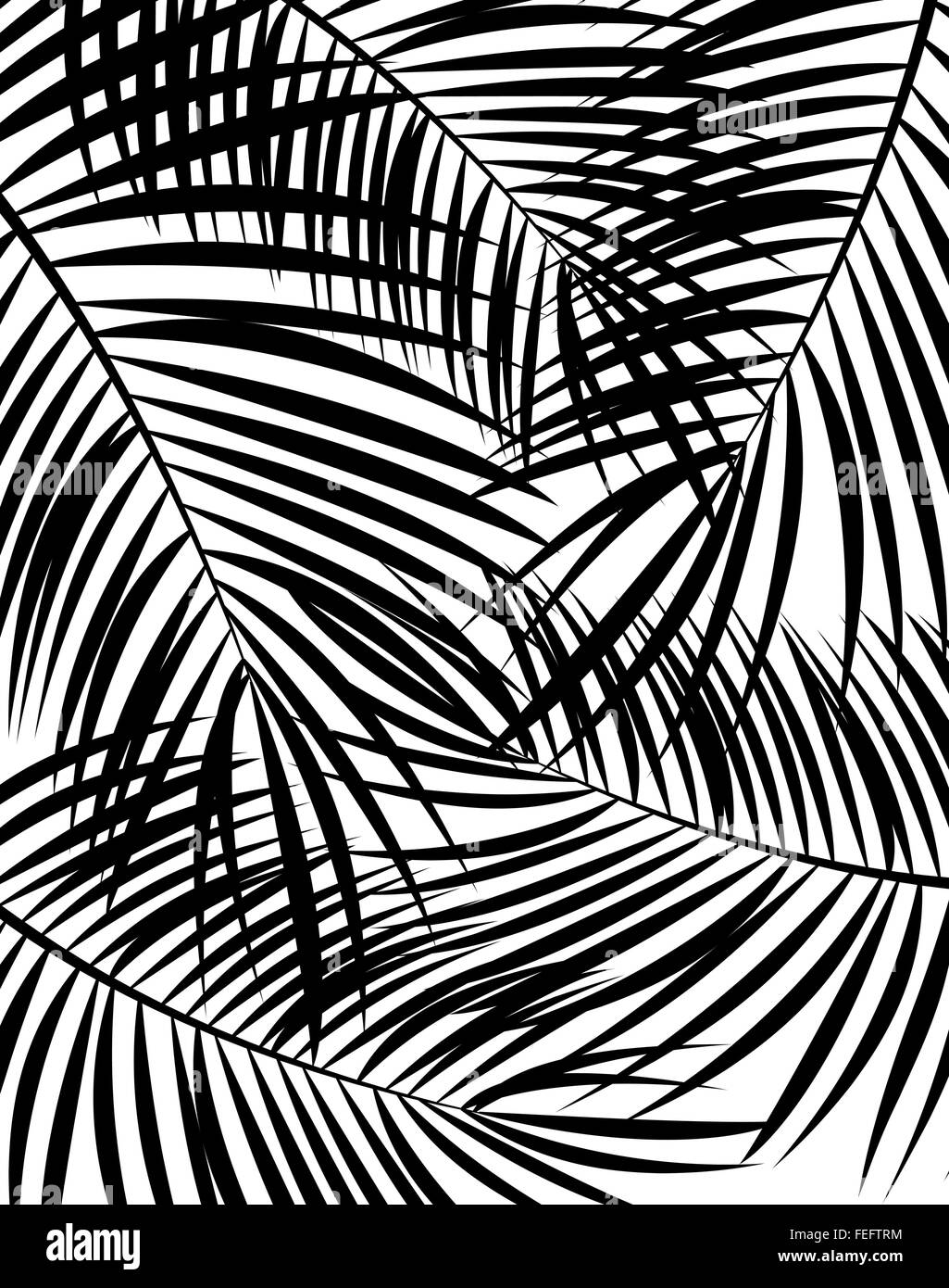 Palm Leaf Vector Background Illustration Stock Vector Image & Art - Alamy