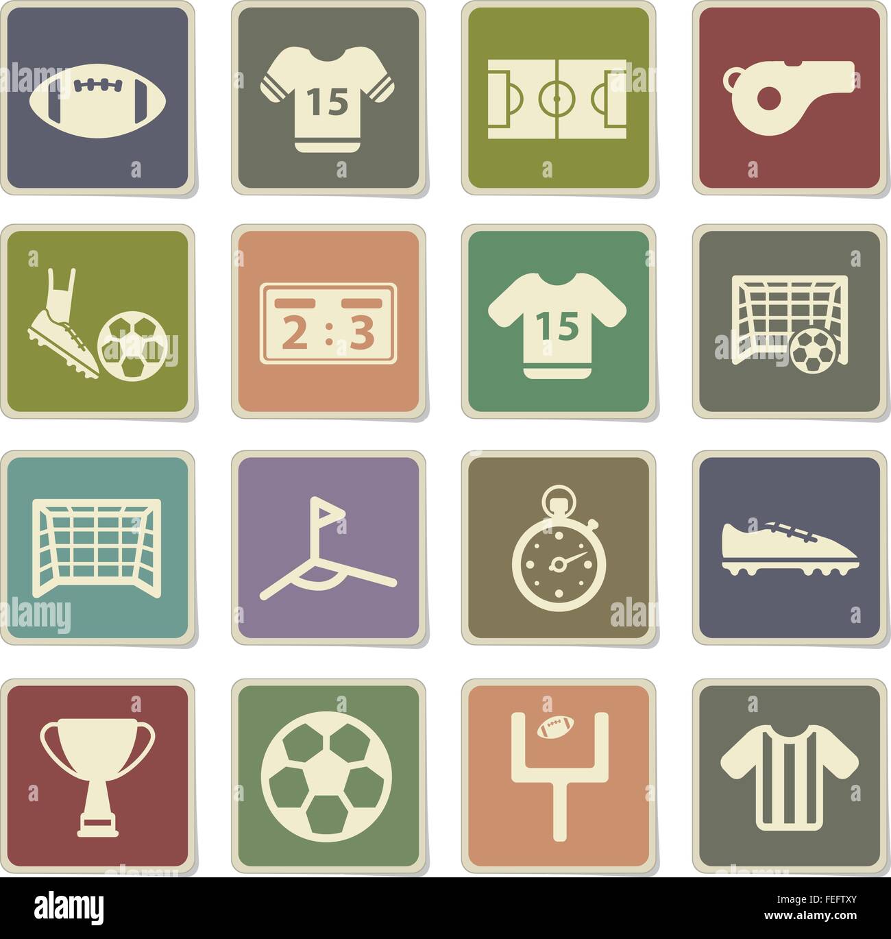 Scores football Stock Vector Images - Alamy