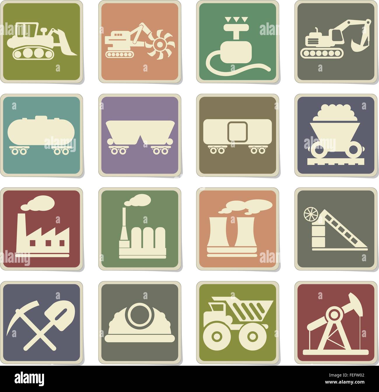 Factory and Industry Symbols Stock Vector Image & Art - Alamy