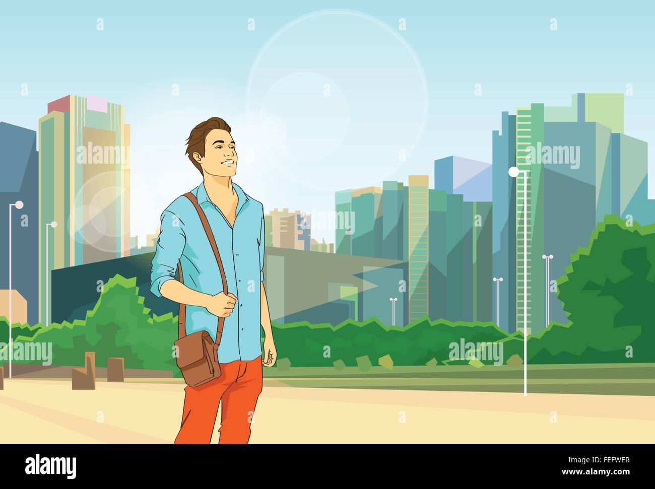 Entrepreneur downtown Stock Vector Images - Alamy