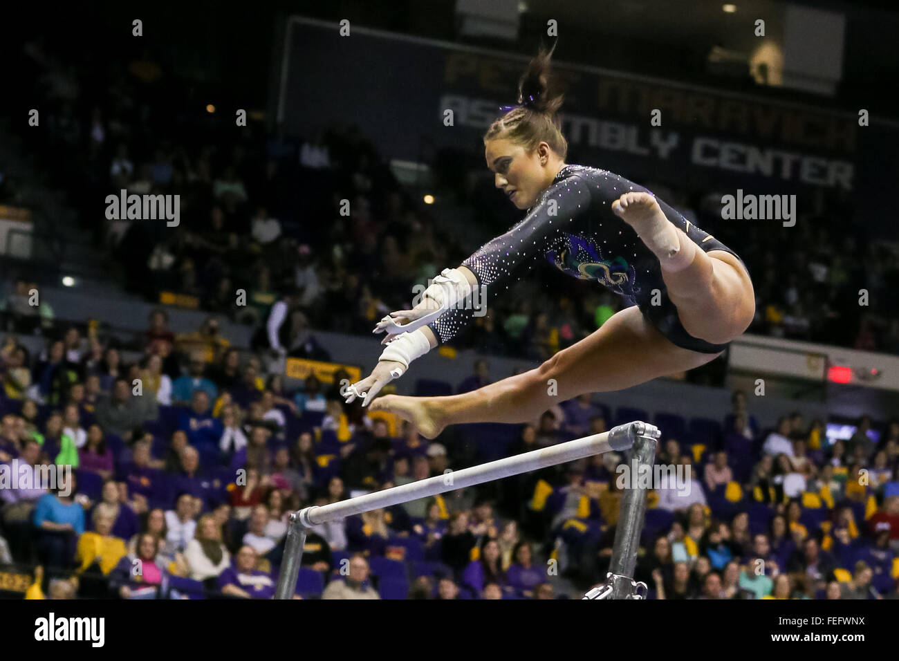 Baton Rouge, LA, USA. 05th Feb, 2016. LSU Tigers Lexie Priessman on the ...