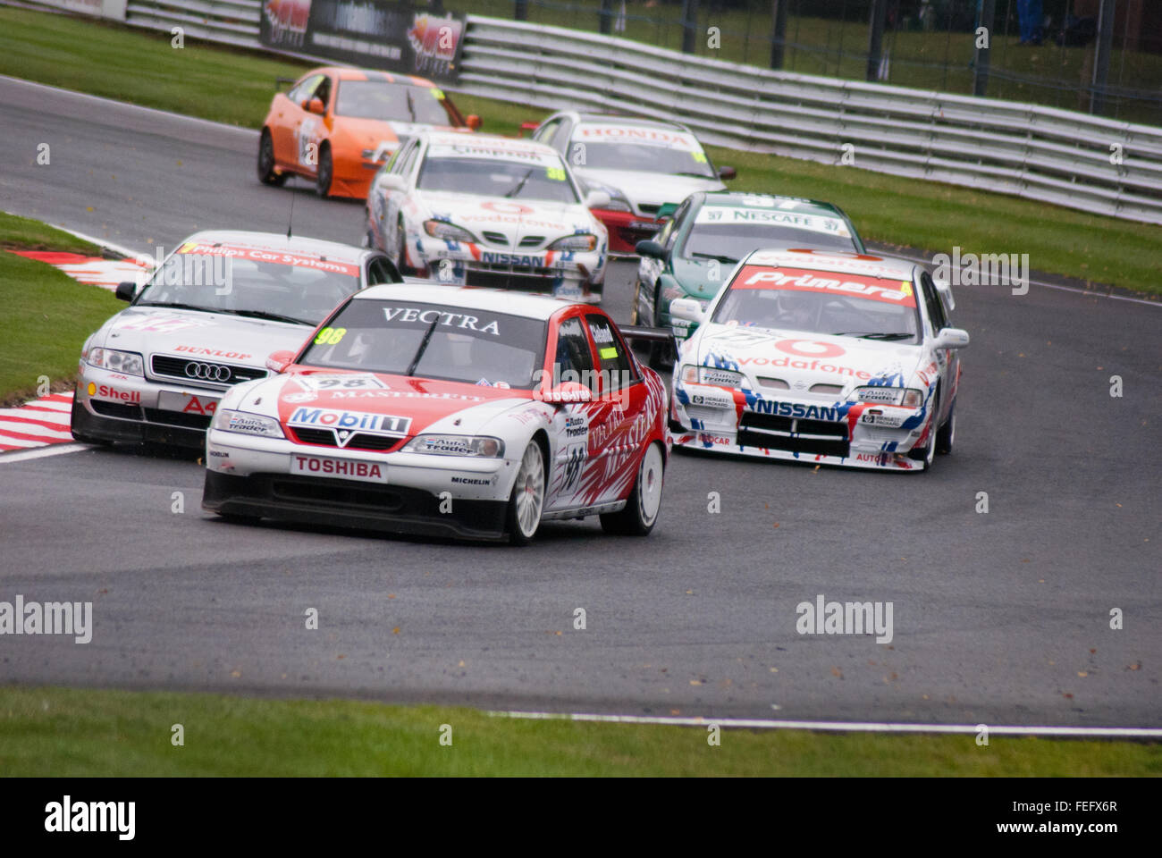 John Cleland Vauxhall Vectra Race Car Oulton Park BTCC Stock Photo - Alamy