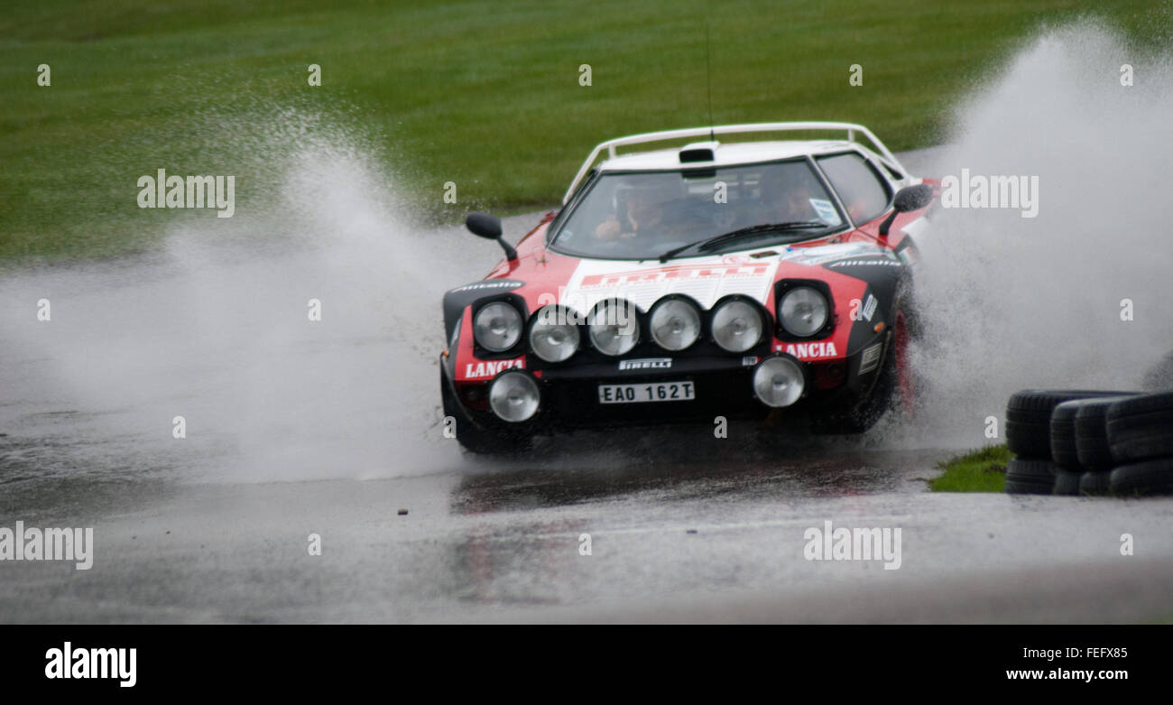 Lancia Stratos Rally carGold Cup Water Splash Stock Photo - Alamy