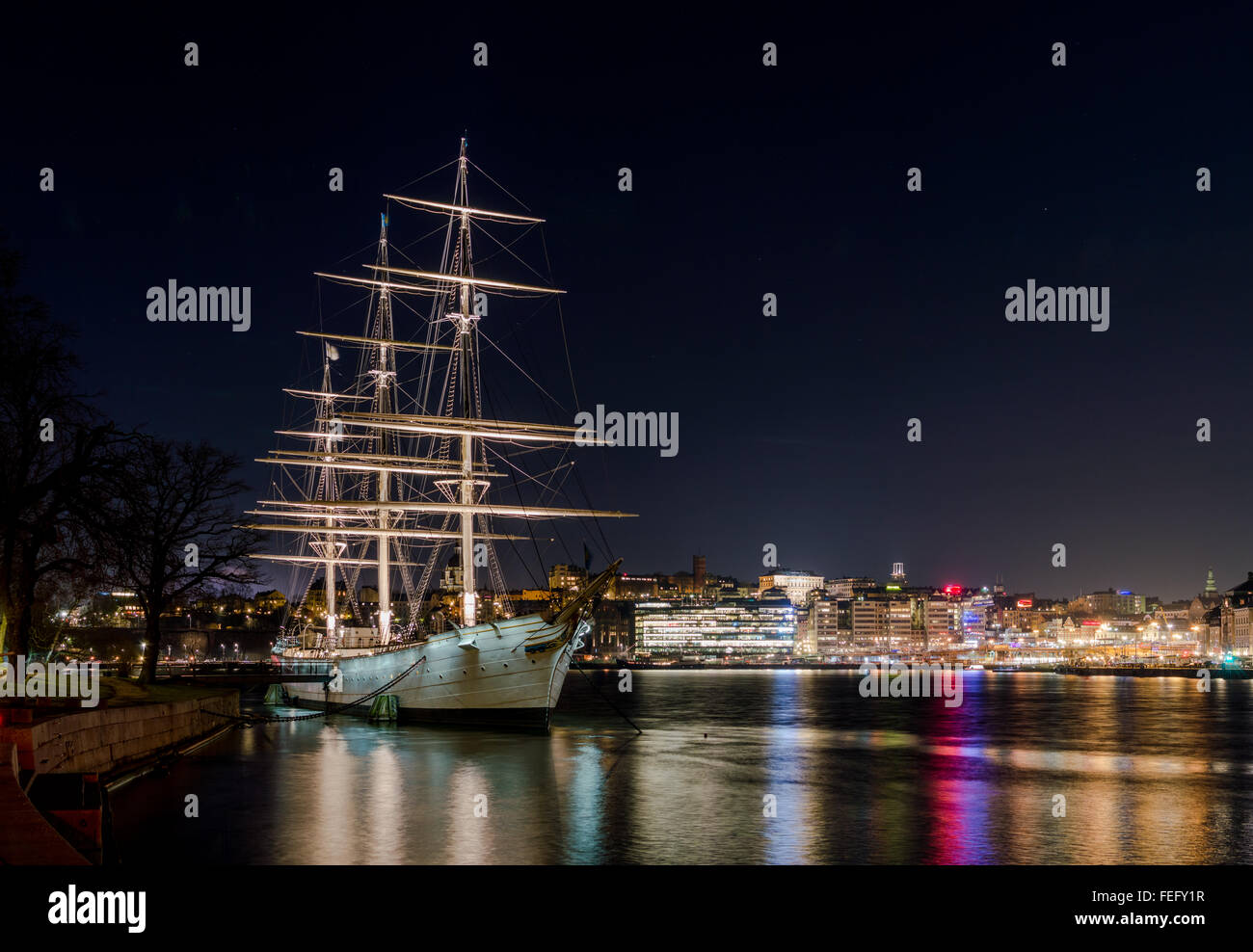 Af Chapman, a beautiful old sailing ship now a hostel Stock Photo - Alamy