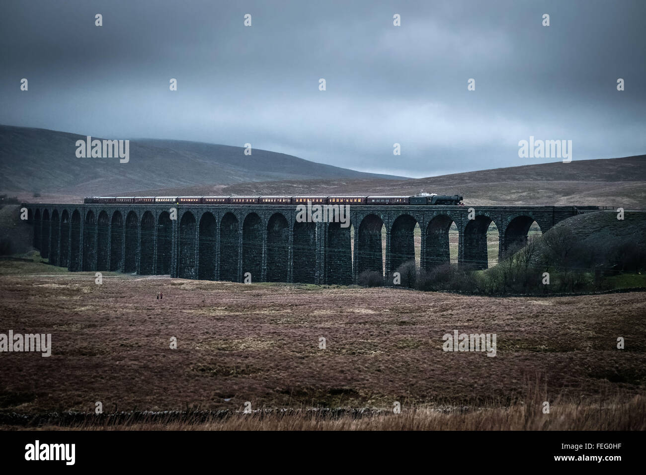 Ribblehead viaduct at night hi-res stock photography and images - Alamy