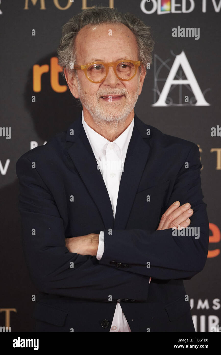 Madrid, Spain. 6th Feb, 2016. Fernando Colomo attends Goya Cinema ...