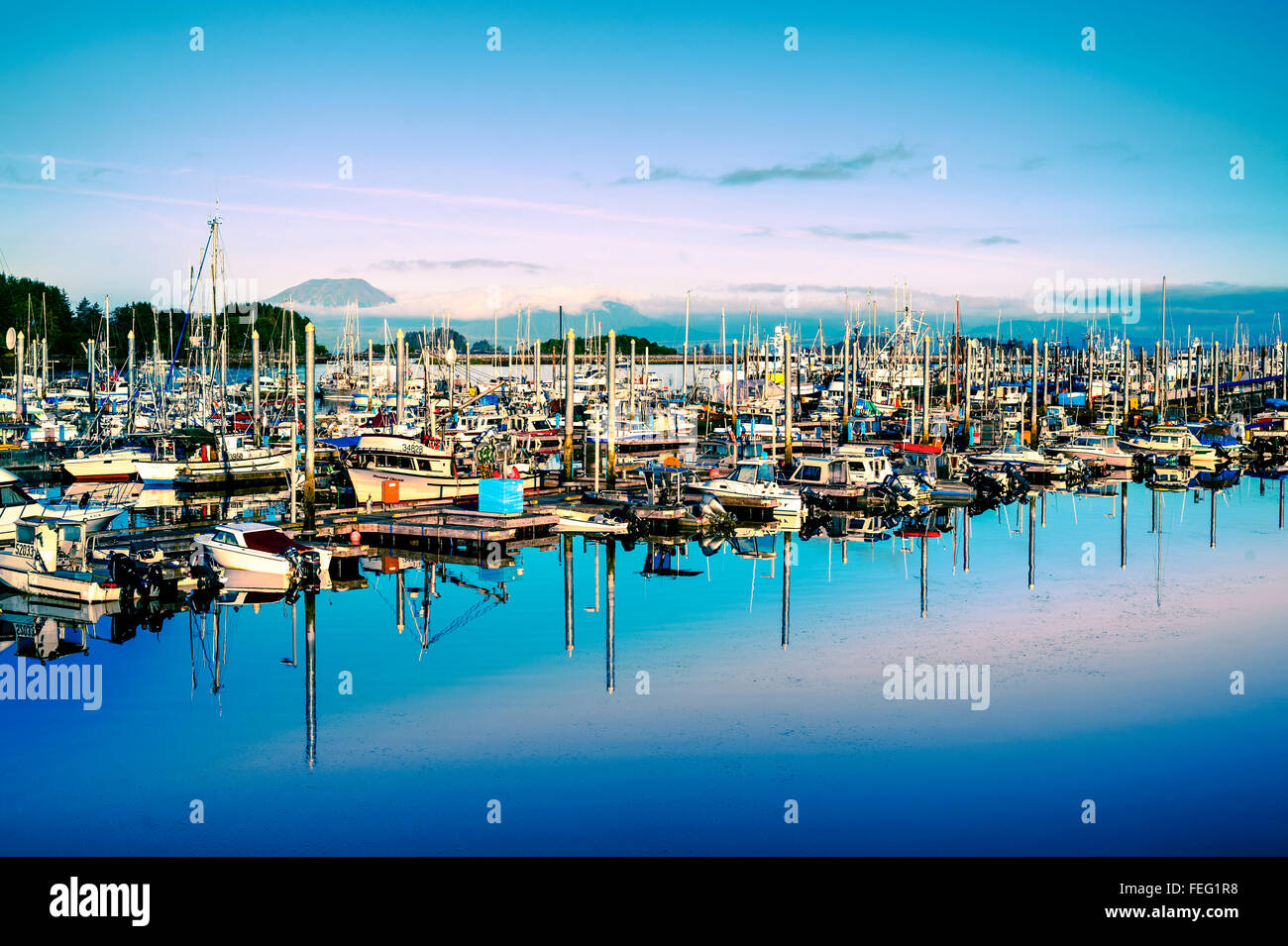 Alaska Sitka Boats Harbor High Resolution Stock Photography and Images - Alamy