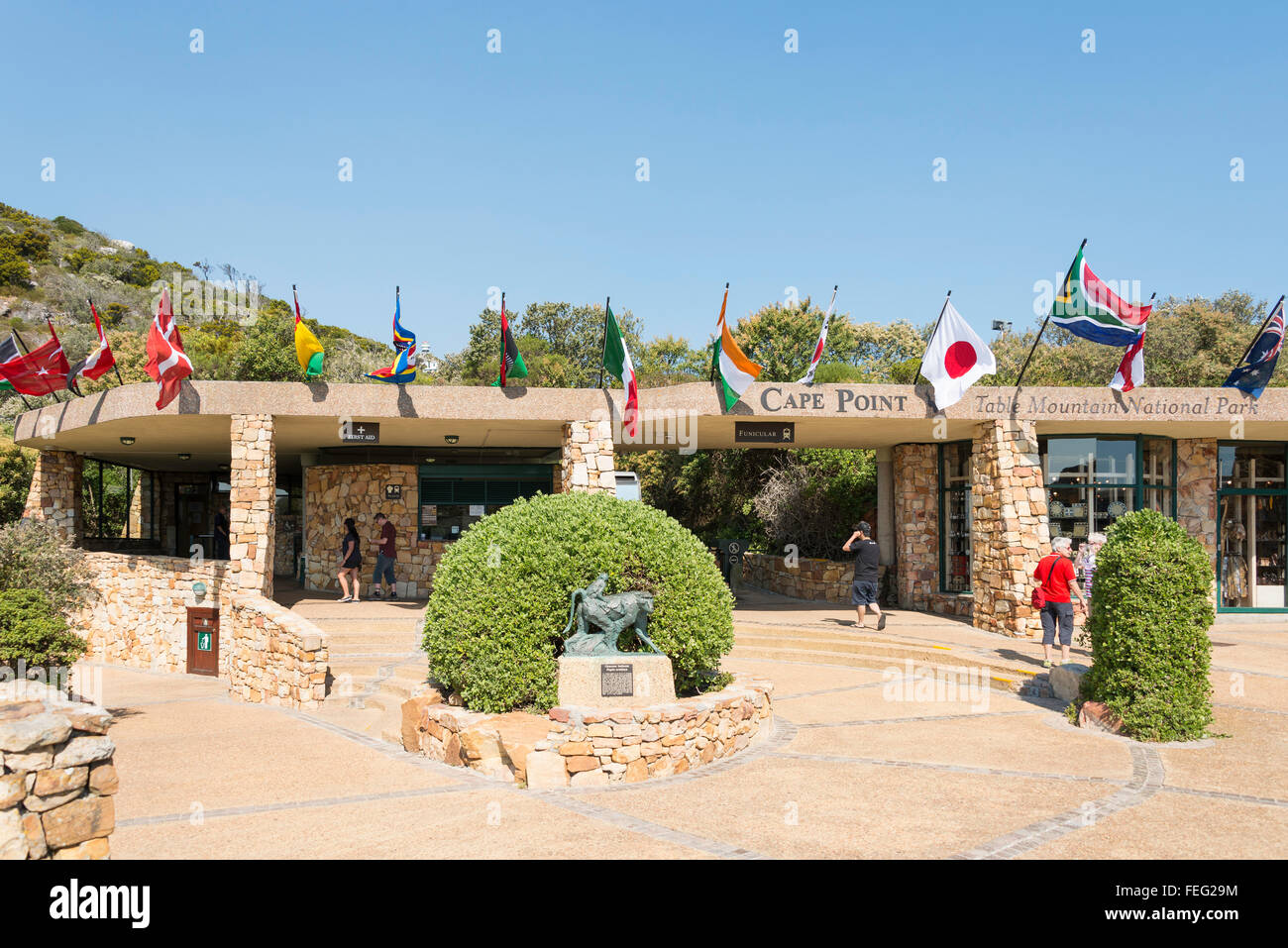 Funicular station to Cape Point Lighthouse, Cape of Good Hope, Cape ...
