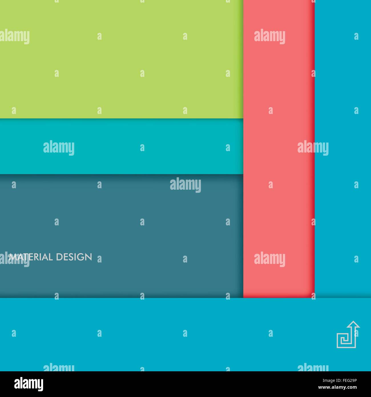 Illustration of modern material design. Vector background Stock Vector ...