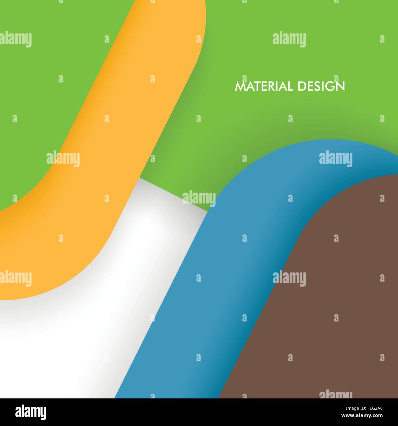 Illustration of modern material design. Vector background Stock Vector ...