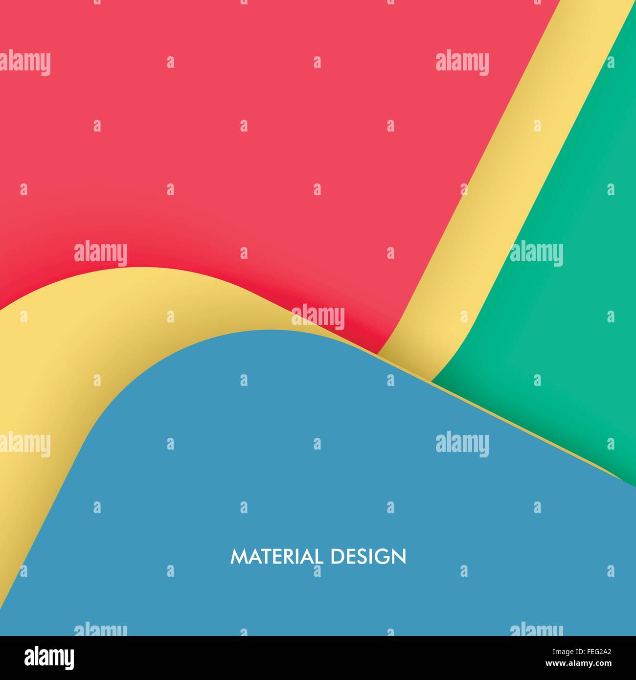 Illustration of modern material design. Vector background Stock Vector ...