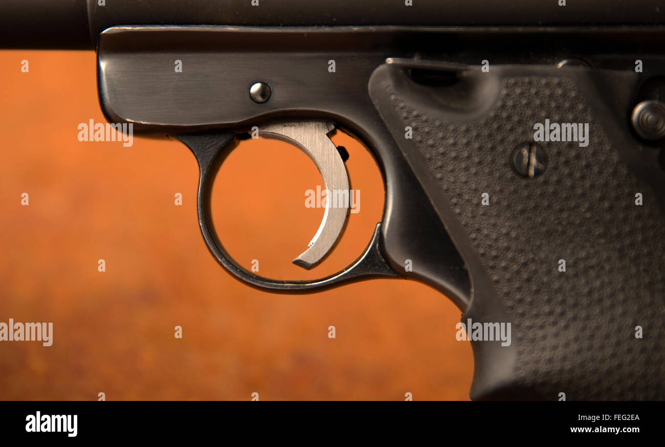 Firearm trigger (handgun Stock Photo - Alamy