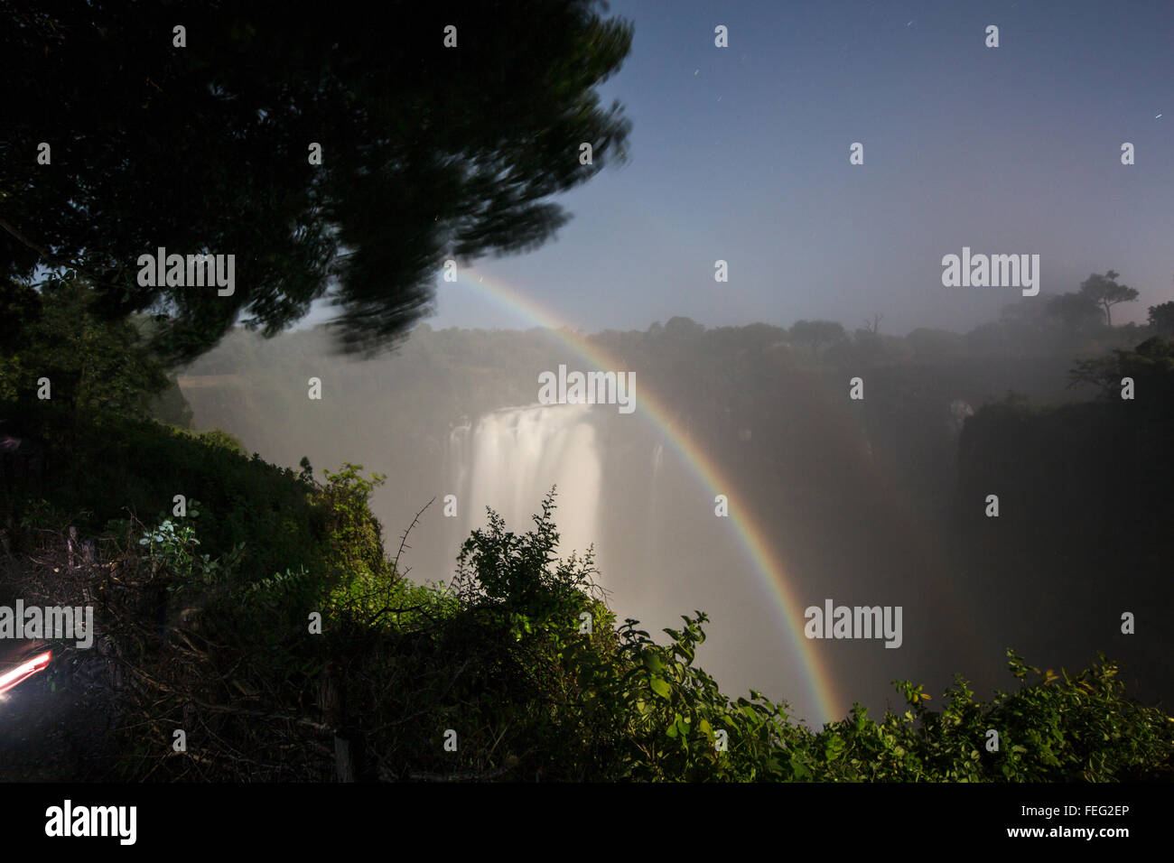 Lunar rainbow victoria falls hi-res stock photography and images - Alamy