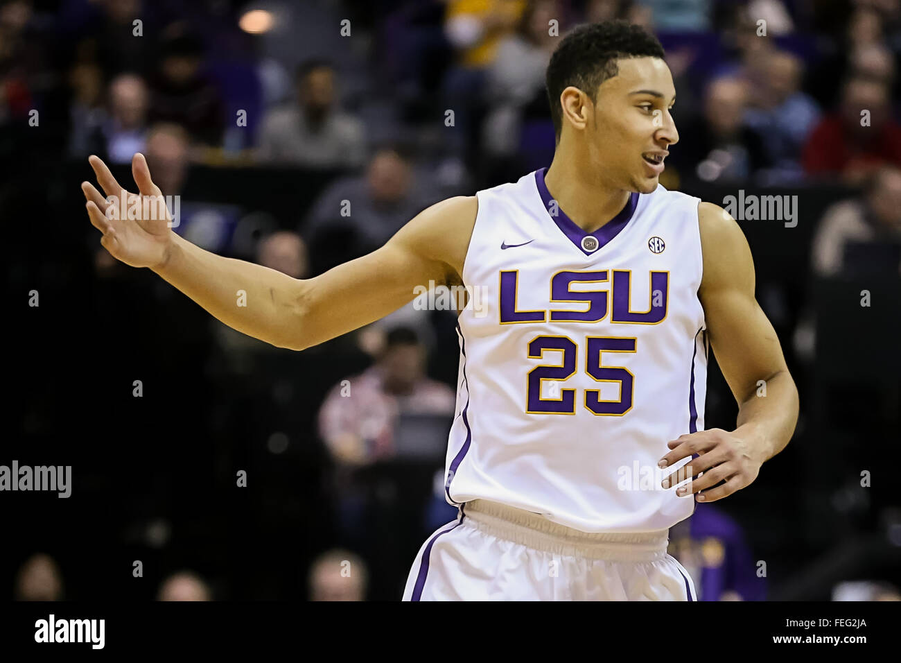Baton Rouge, LA, USA. 06th Feb, 2016. LSU Tigers forward Ben Simmons ...