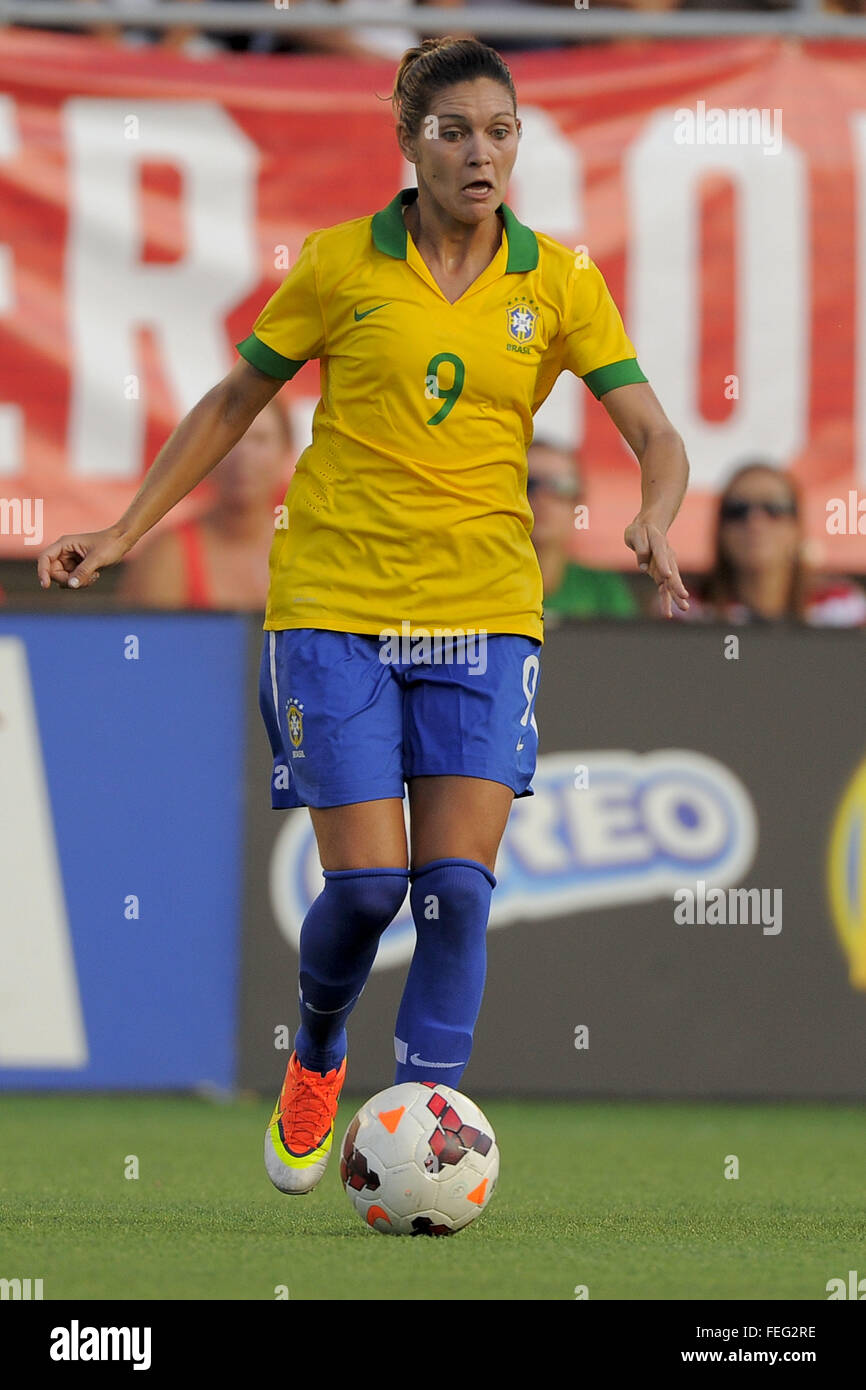 Orlando, FL, USA. 10th Nov, 2013. Brazil forward Gabi (9) during an ...