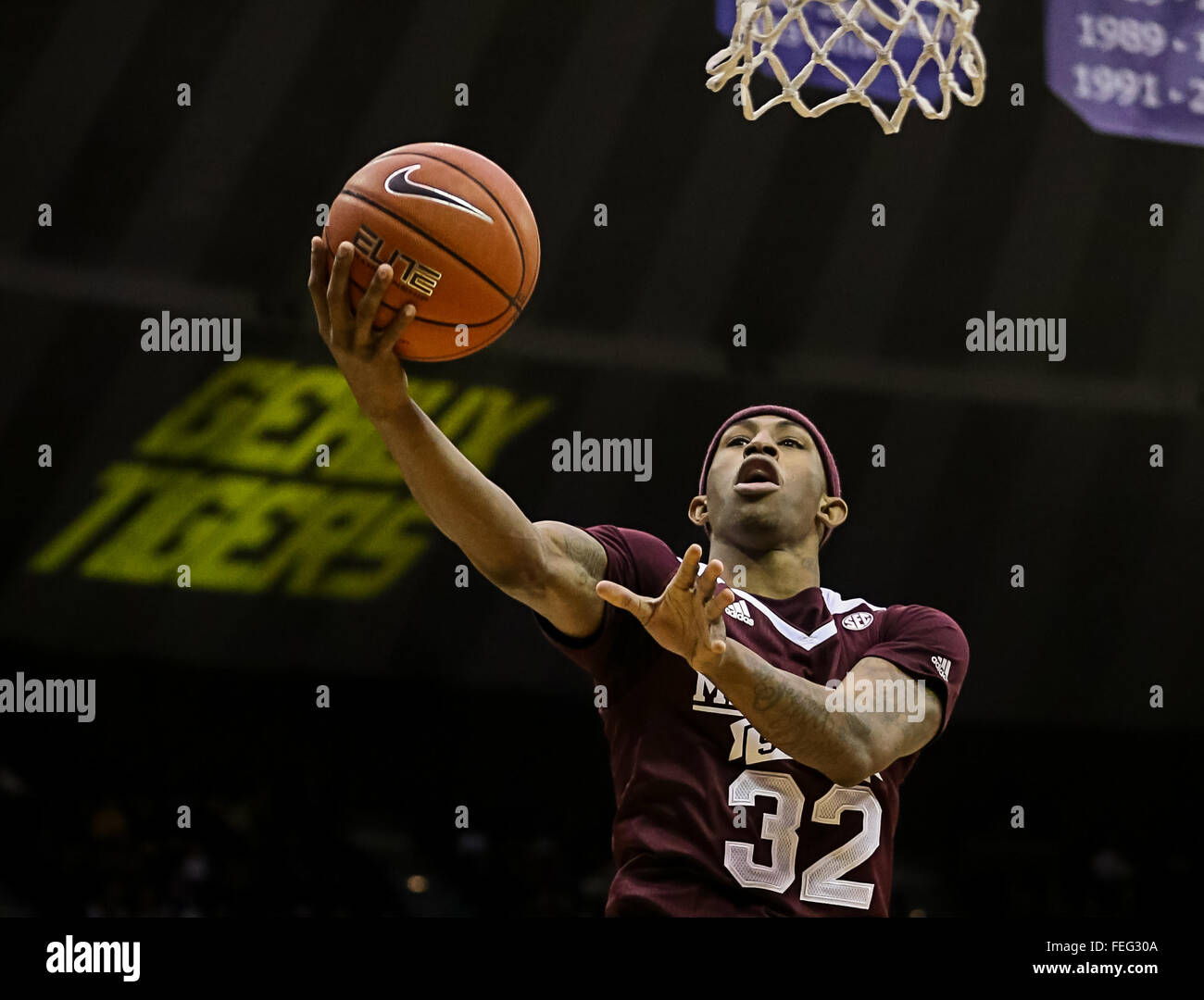 Baton Rouge, LA, USA. 06th Feb, 2016. Mississippi State Bulldogs guard ...