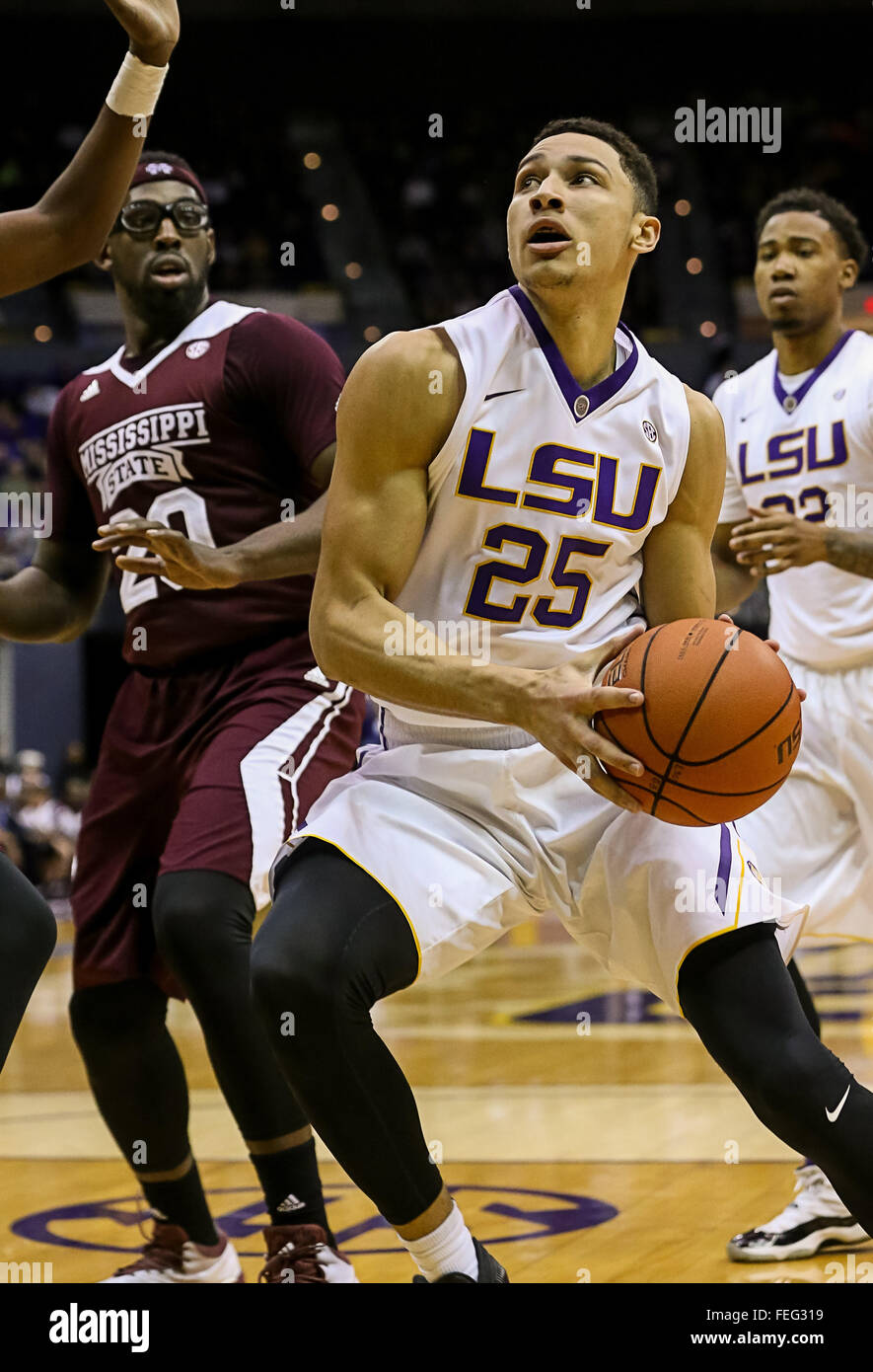 Baton Rouge, LA, USA. 06th Feb, 2016. LSU Tigers forward Ben Simmons ...