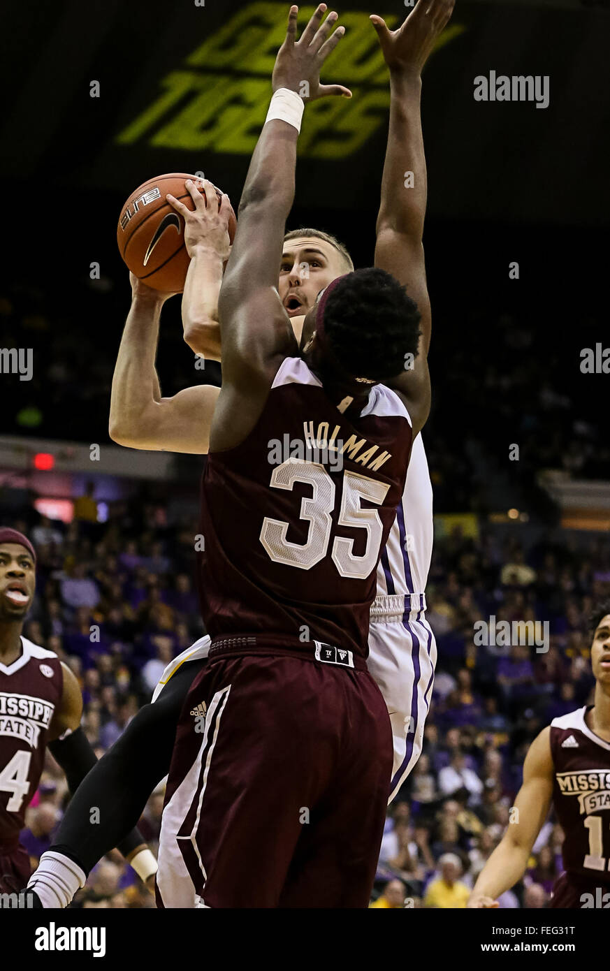 Baton Rouge, LA, USA. 06th Feb, 2016. LSU Tigers guard Keith Hornsby (4 ...