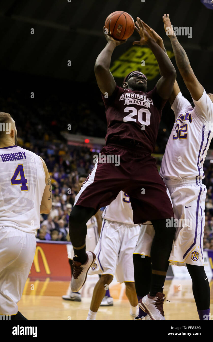 Baton Rouge, LA, USA. 06th Feb, 2016. Mississippi State Bulldogs ...