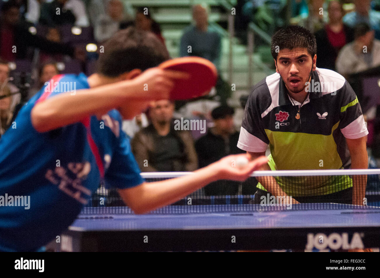 Tennis tournament qualification final match hi-res stock photography ...