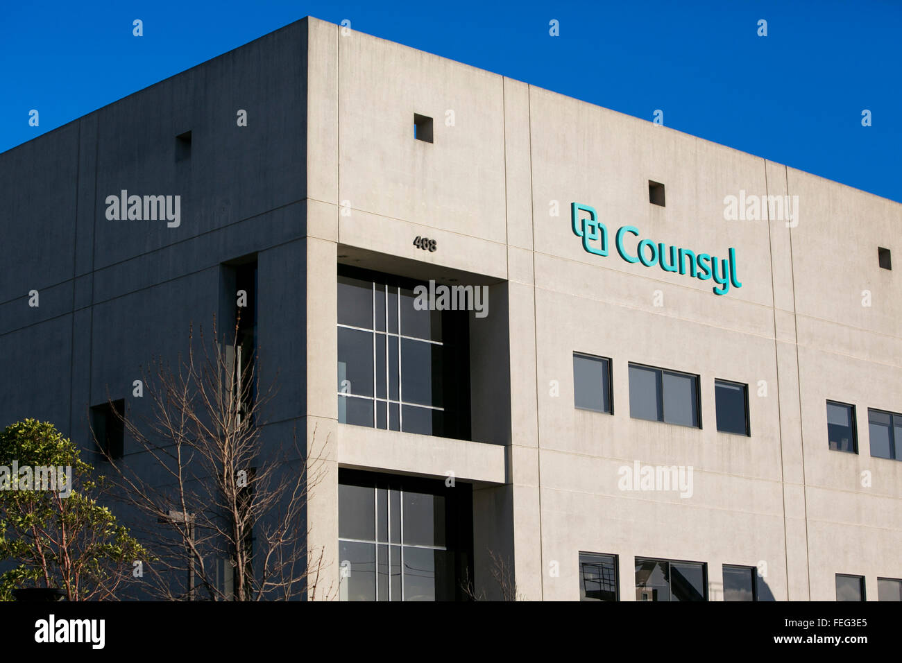 A logo sign outside of the headquarters of Counsyl in South San ...