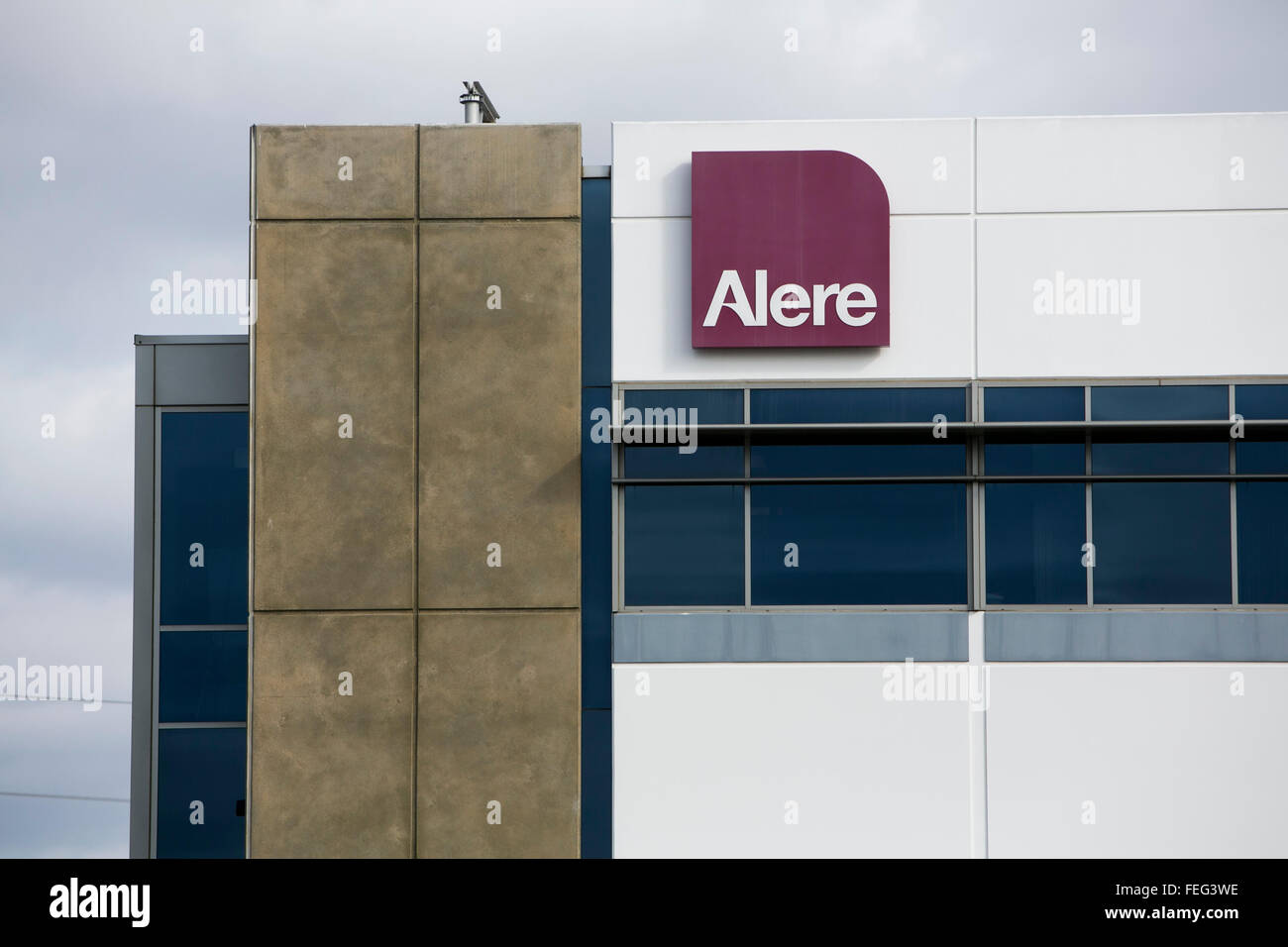 A logo sign outside of a facility occupied by Alere, Inc., in San Diego ...
