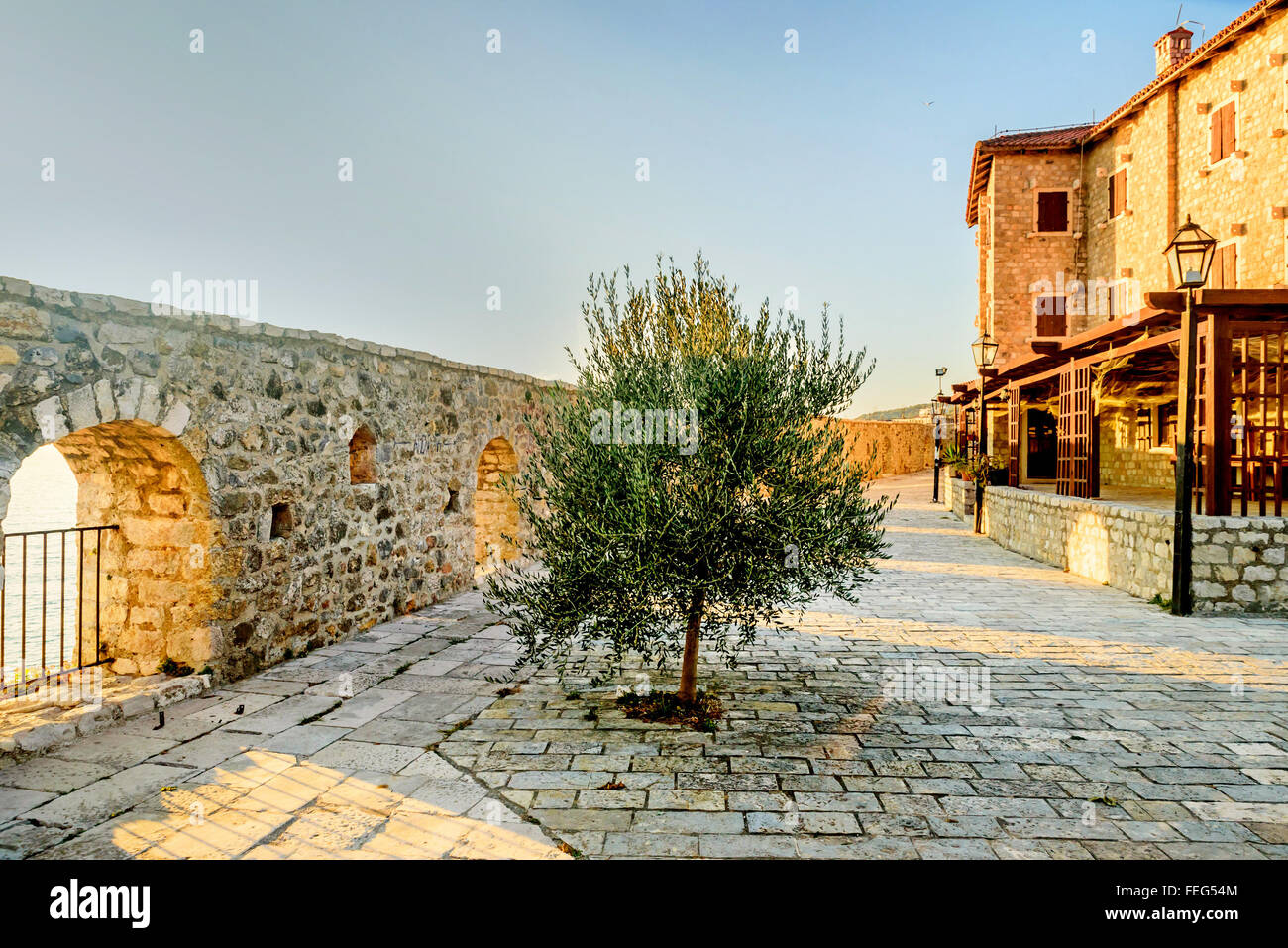 Ulcinj Old town , Montenegro Stock Photo - Alamy