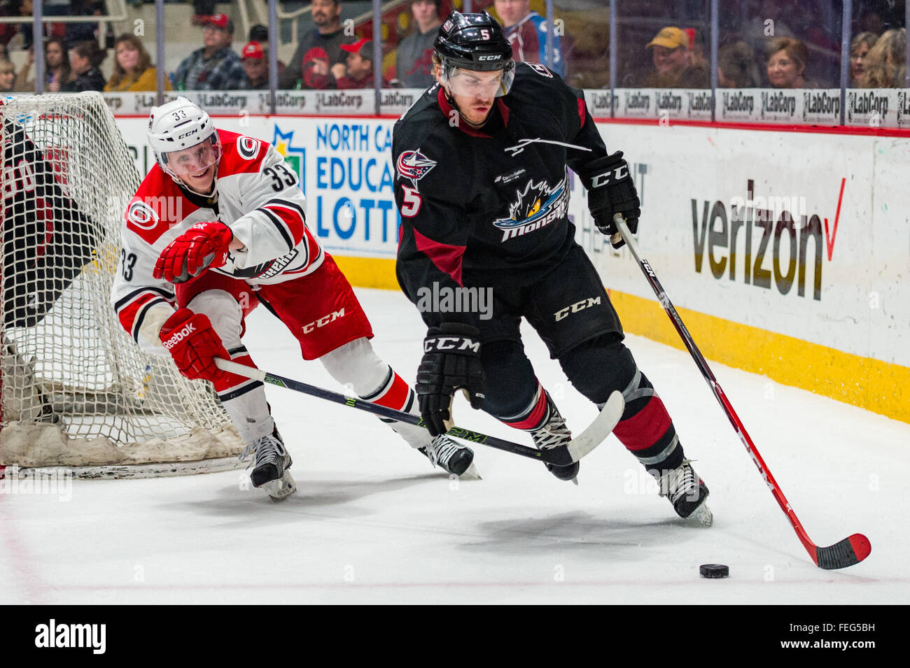Lake Erie Monsters D John Ramage (5) during the AHL game between the ...