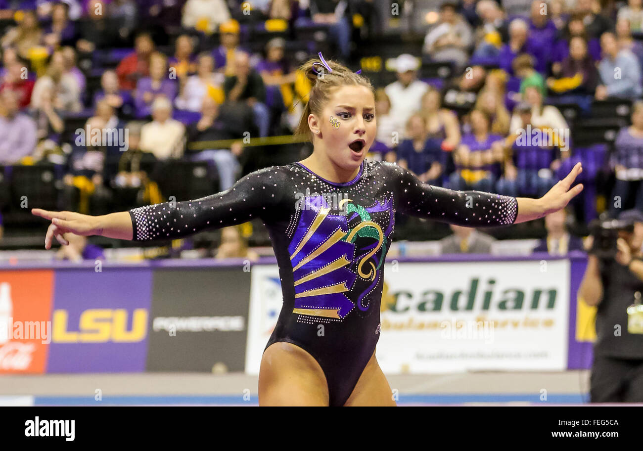 Baton Rouge, LA, USA. 05th Feb, 2016. LSU Tigers McKenna Kelley on ...