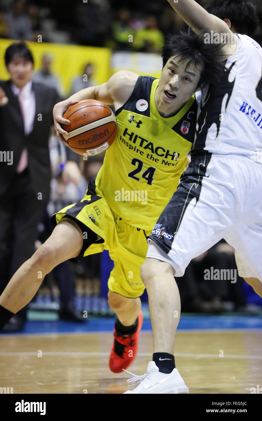 nd Yoyogi Gymnasium, Tokyo, Japan. 6th Feb, 2016. Kenta Hirose (Sunrockers), FEBRUARY 6, 2016 ...