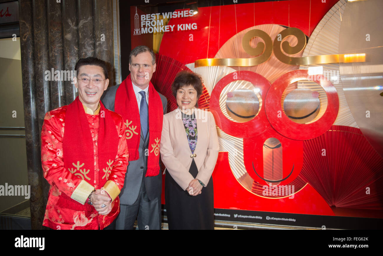 New York, NY, USA. 5th Feb, 2016. Chinese actor LIU XIAO LING TONG ...