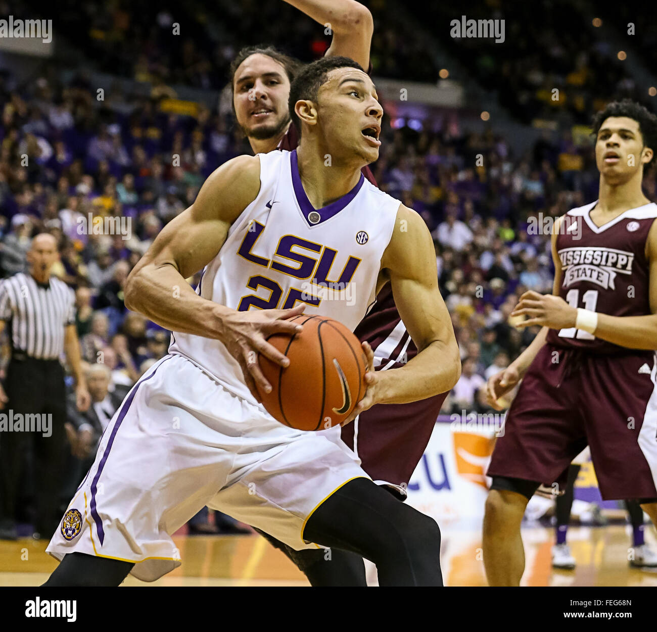 Baton Rouge, LA, USA. 06th Feb, 2016. LSU Tigers forward Ben Simmons ...